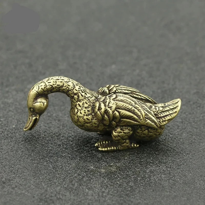 Copper Duck Figurine Tea Pets Woodland Gatherer Shop Australia BNPL