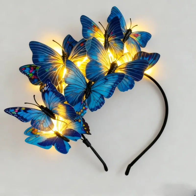 LED Butterfly Headband Fascinator Woodland Gatherer Shop Australia