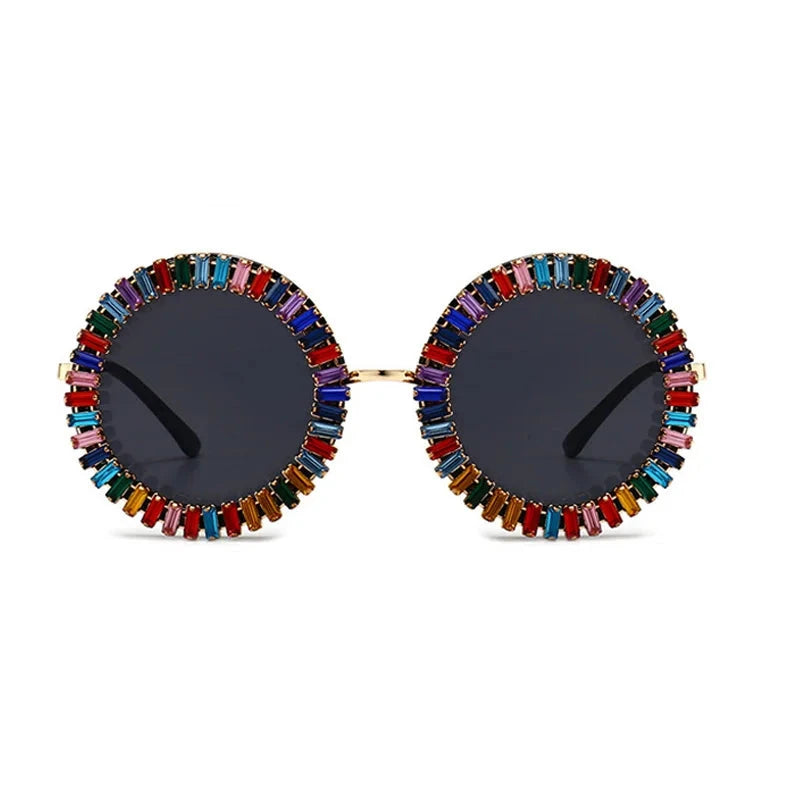 Circle Bling Sunglasses UV400 Woodland Gatherer Shop Australia BNPL