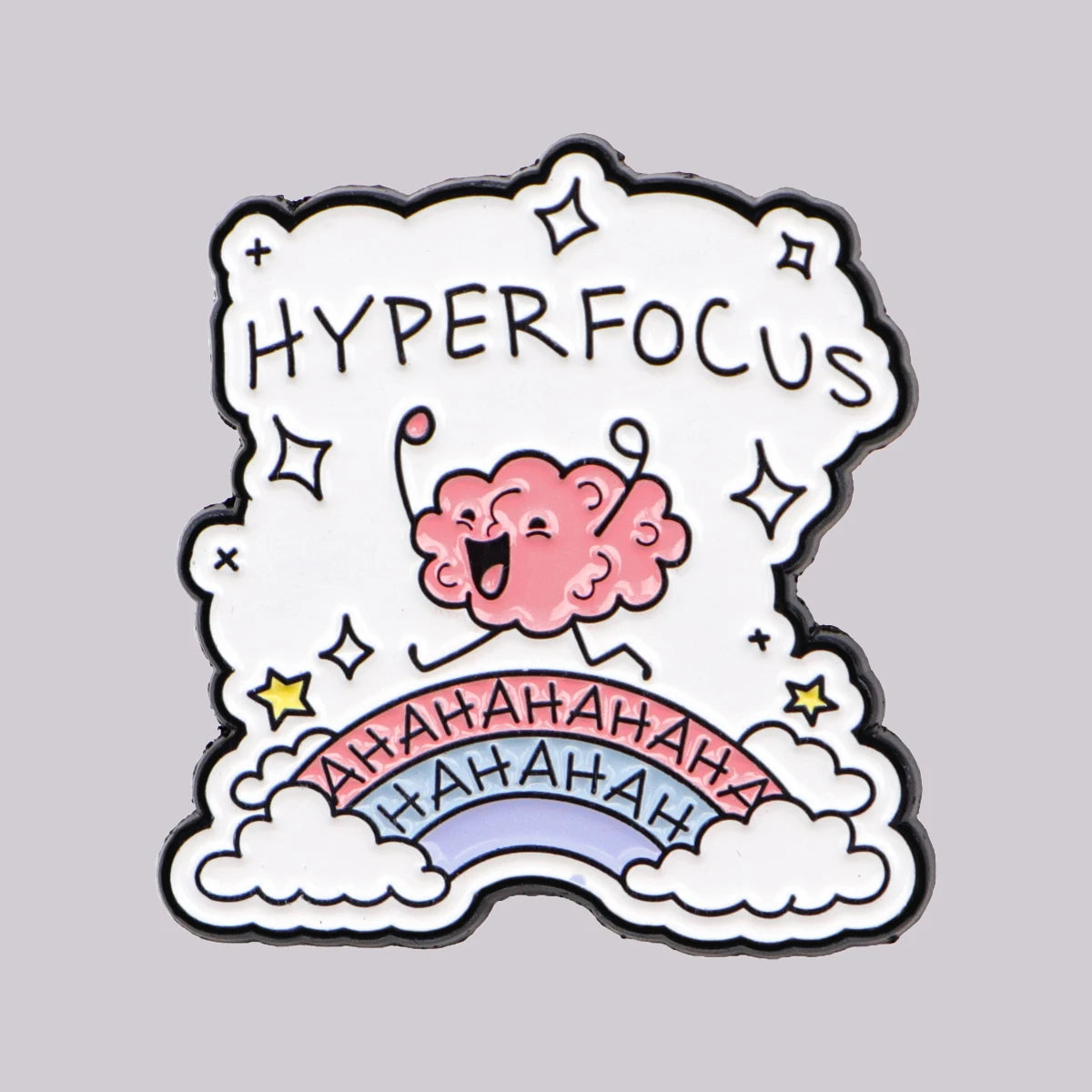 Neurodiverse Super Power Hyper Focus Enamel Lapel Pins Badge Australia ...