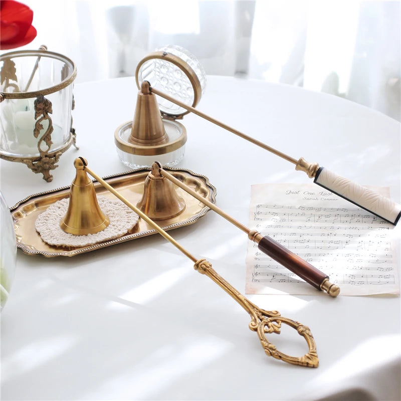 Brass Candle Snuffers Candle Extinguisher Home Decor Woodland Gatherer