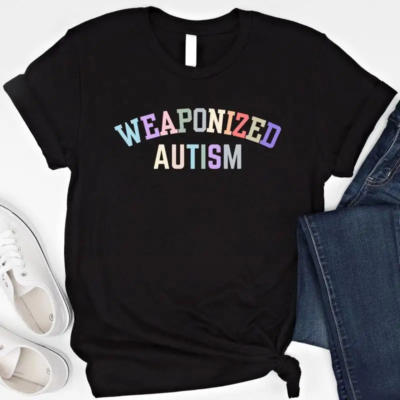 Weaponized Autism Men's T-Shirt Neurodivergent Woodland Gatherer AUST