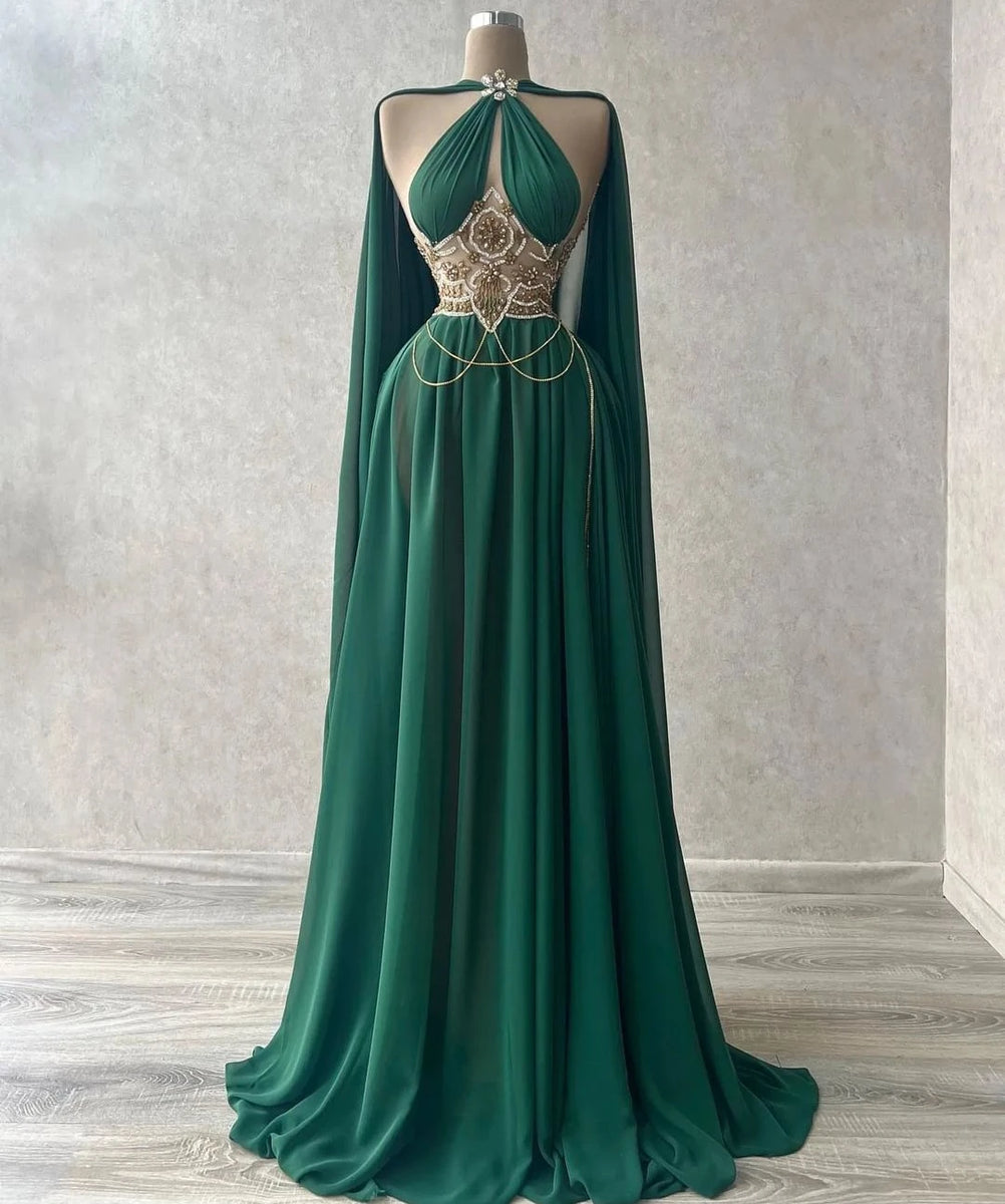 Persephone Goddess Gown Chiffon Custom Made Evening Dresses – Woodland ...