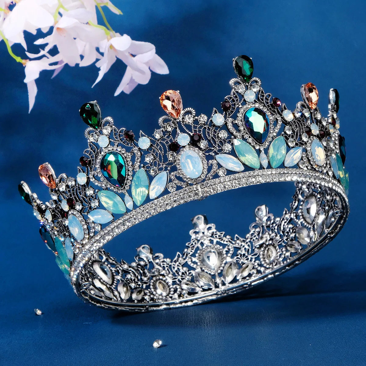 Royal Queen Gwendolina's Crystal Round Crowns Woodland Gatherer AUST