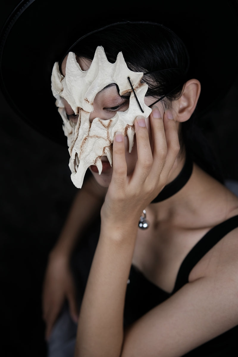 Animal Skeleton Masks Soft Half Face Mask Costume Prop Cosplay ...
