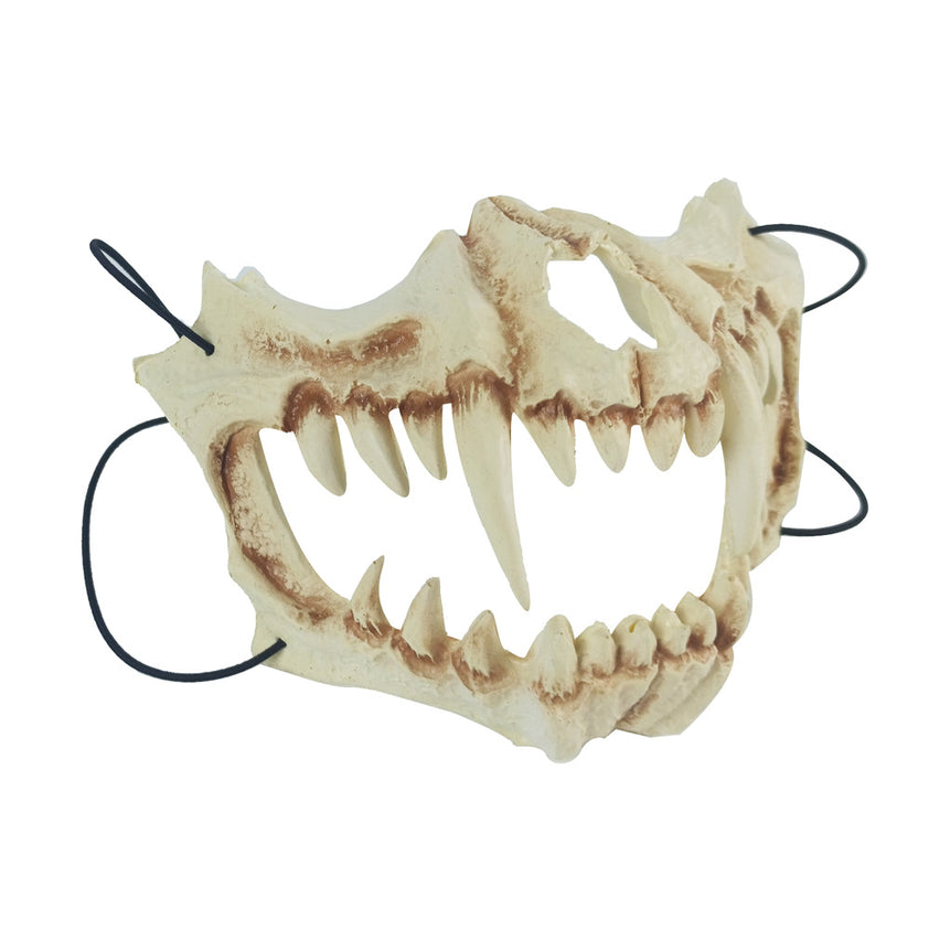 Animal Skeleton Masks Soft Half Face Mask Costume Prop Cosplay ...