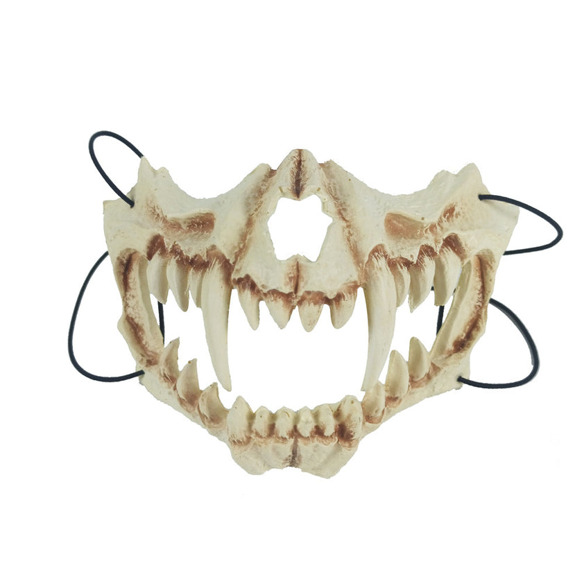 Animal Skeleton Masks Soft Half Face Mask Costume Prop Cosplay ...