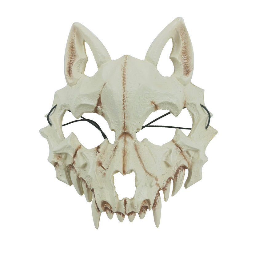 Animal Skeleton Masks Soft Half Face Mask Costume Prop Cosplay ...