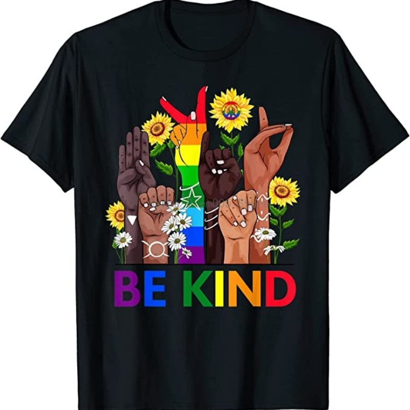 Be Kind Pride T-Shirts Woodland Gatherer Shop Australia BNPL Afterpay