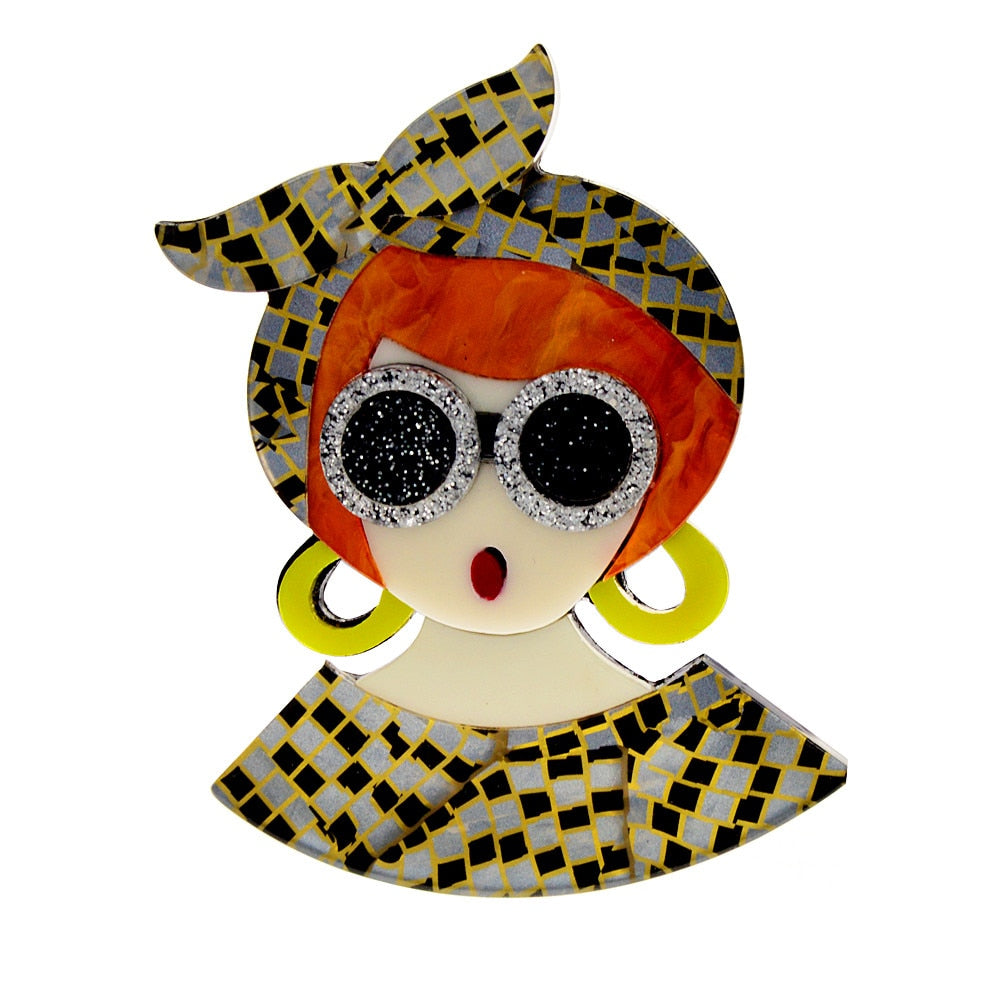 Woodland Ooooo Fancy Acrylic Brooch Australian Gift Store Afterpay ...